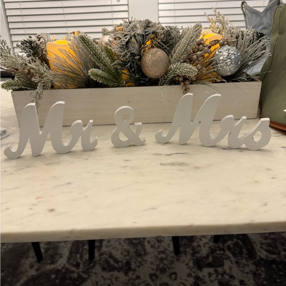 Accents | Mr Mrs Decorative Sign | Poshmark